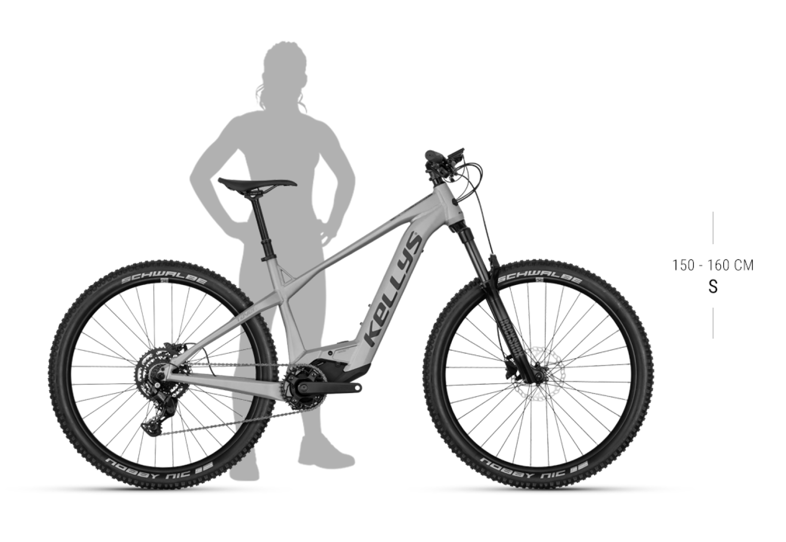 Dámsky horský elektrobicykel TAYEN RS50 P MOCHA GREY 27.5" 820 Wh | Kellys